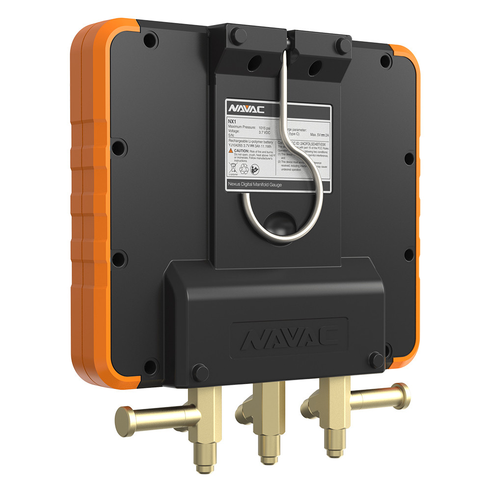 NAVAC NX1V Nexus Digital Manifold | NMV1S Micron Gauge Bundle | TruTech ...