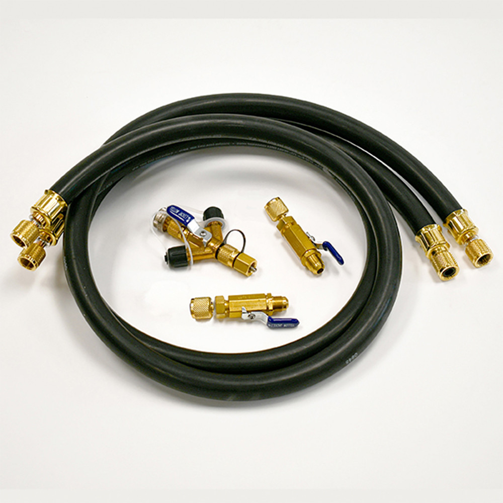 Yellow Jacket 93914 Deluxe MaxFlow Evacuation Hose Kit with Straight ...