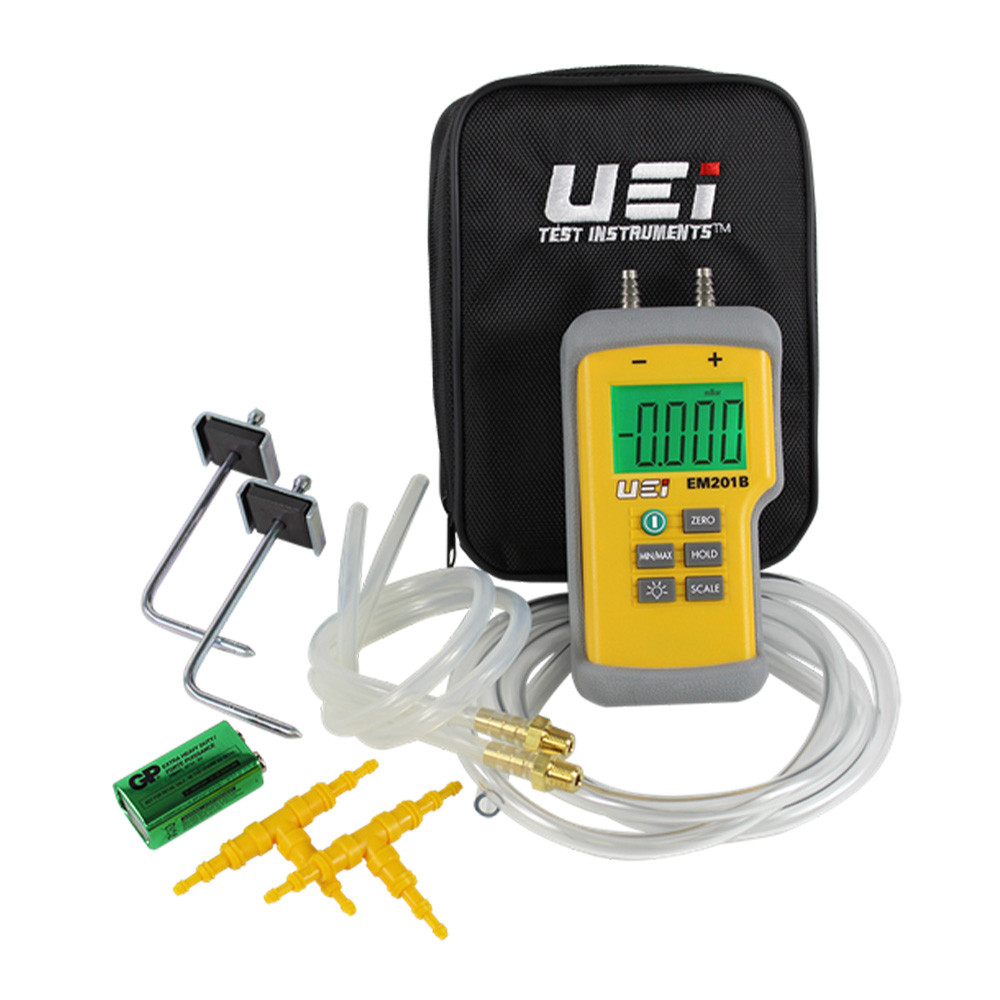 UEi KANE 520KIT Furnace Install Kit with Clamp Meter, Manometer, Leak ...