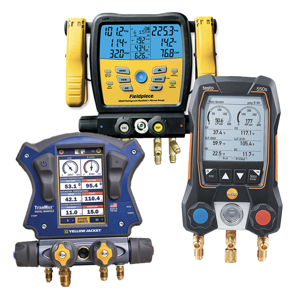 A/C & Refrigeration Tools | Voltage, Gauges & Leak Detection | TruTech ...