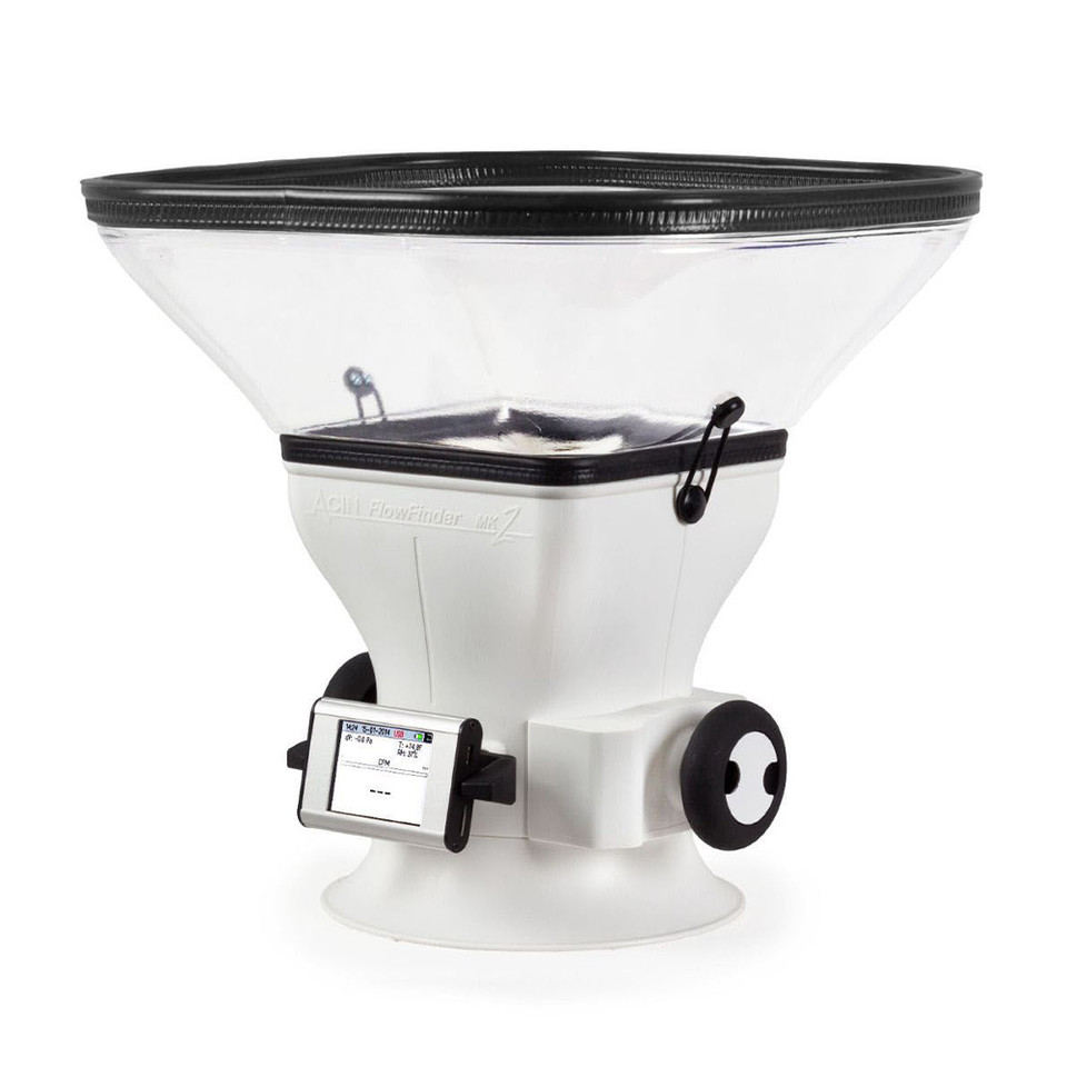Retrotec Acin FlowFinder MK2+ Powered Flow Hood with 16x16 Clear Hood ...