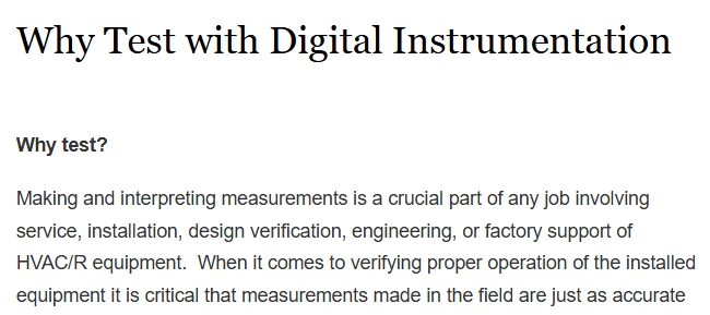 Why Test with Digital Instrumentation - TruTech Tools, Ltd.