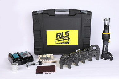 Klauke 19kN Refrigerant Press Tool and 5 Jaw Kit with 3/8", 3/4", 7/8 ...