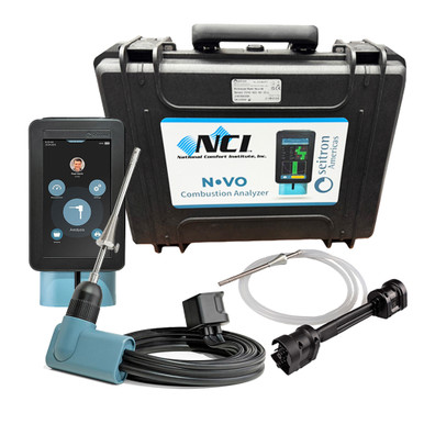 NCI Seitron NOVO Combustion Analyzer Kit with Additional Draft Probe ...