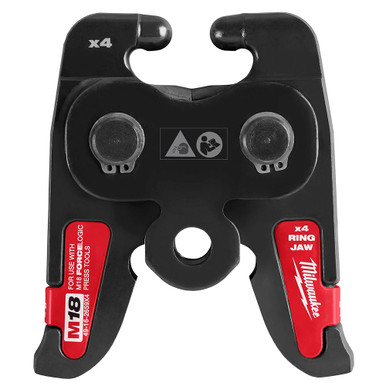 Milwaukee X4 Press Ring Jaw Adapter for M12 FORCE LOGIC Refrigerant ...