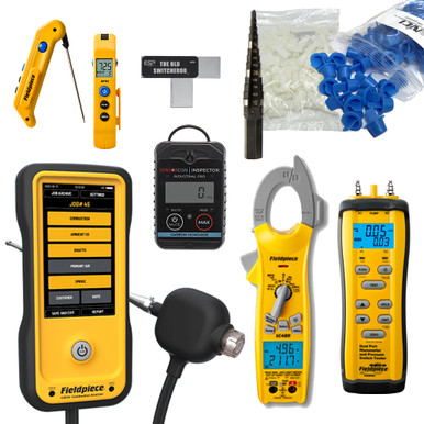 Fieldpiece Complete Combustion Testing Kit with SDMN6 Manometer, SC680 ...