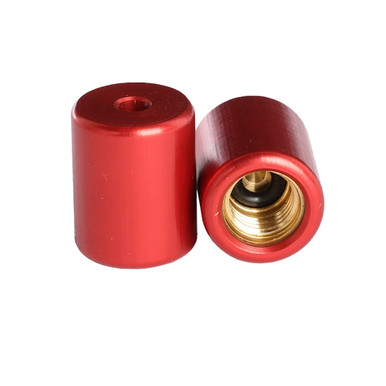 C&D CD2290R A2L Red Anodized Locking Refrigerant Caps, 1/4" Flare ...