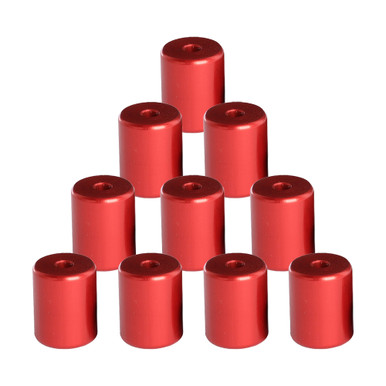 C&D CD2290R A2L Red Anodized Locking Refrigerant Caps, 1/4" Flare ...