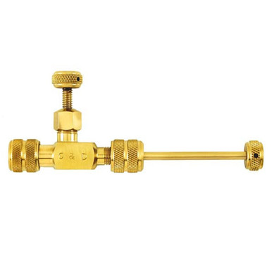C&D CD3900 Valve Core Removal Tool for 1/4" Flare Ends with Thumb Screw ...
