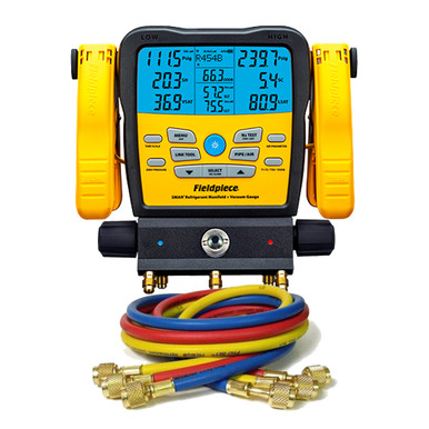 Fieldpiece SM382V Digital Manifold with 3-Pack of Premium 60" Anti ...