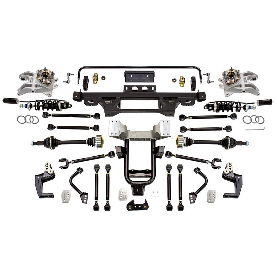 Detroit Speed DECAlink Rear Suspension Kit - Base Shocks - 30 Spline ...