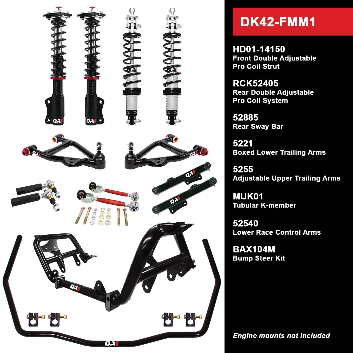Vehicles - Ford - Car - Fox Body Mustang - 1979-1986 - Drag Kits - QA1