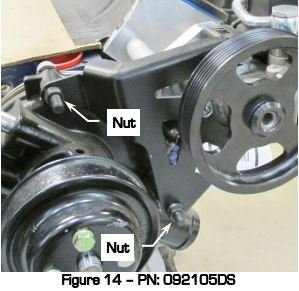 Detroit Speed Power Steering Pump Mounting Bracket 092105DS - Detroit Speed