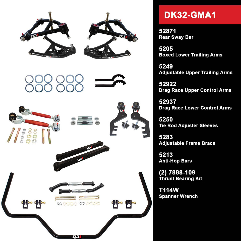 Drag Racing Suspension Kits | High-Performance Drag Kits | QA1