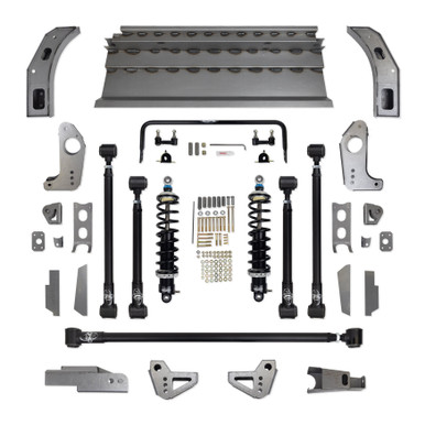 Detroit Speed QUADRALink Rear Suspension Kit - Single Adjustable Shocks ...