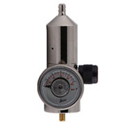 Fixed Flow Regulator CGA-600 0.1 - 6.0 LPM Nickle Plated Brass