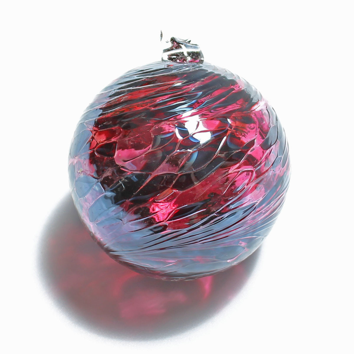 Wine Red / Ruby Red Iridized 2 1/2" - Kugel House