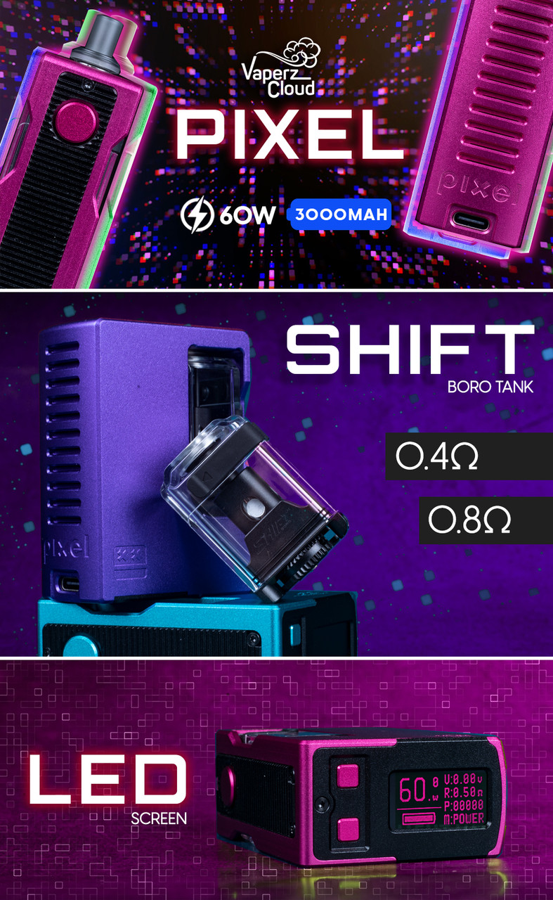 Vaperz Cloud Pixel AIO Kit - Cloud City Vapes