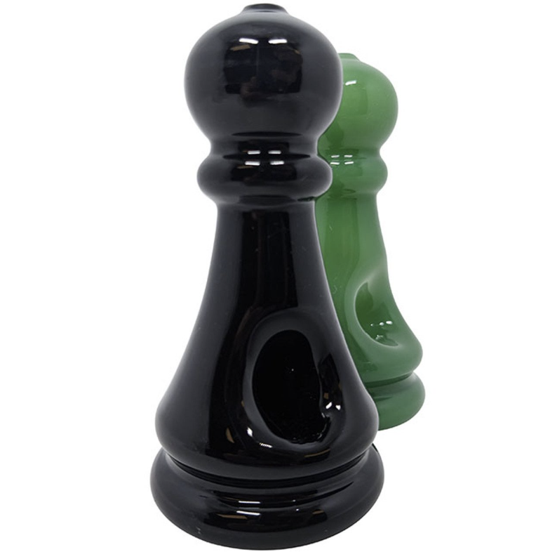4” Chess Piece Hand Pipe - Assorted Colors - Cloud City Vapes