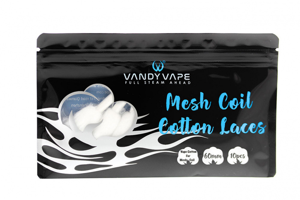 Vandy Vape Mesh Cotton Lace 10pc 60mm - Cloud City Vapes