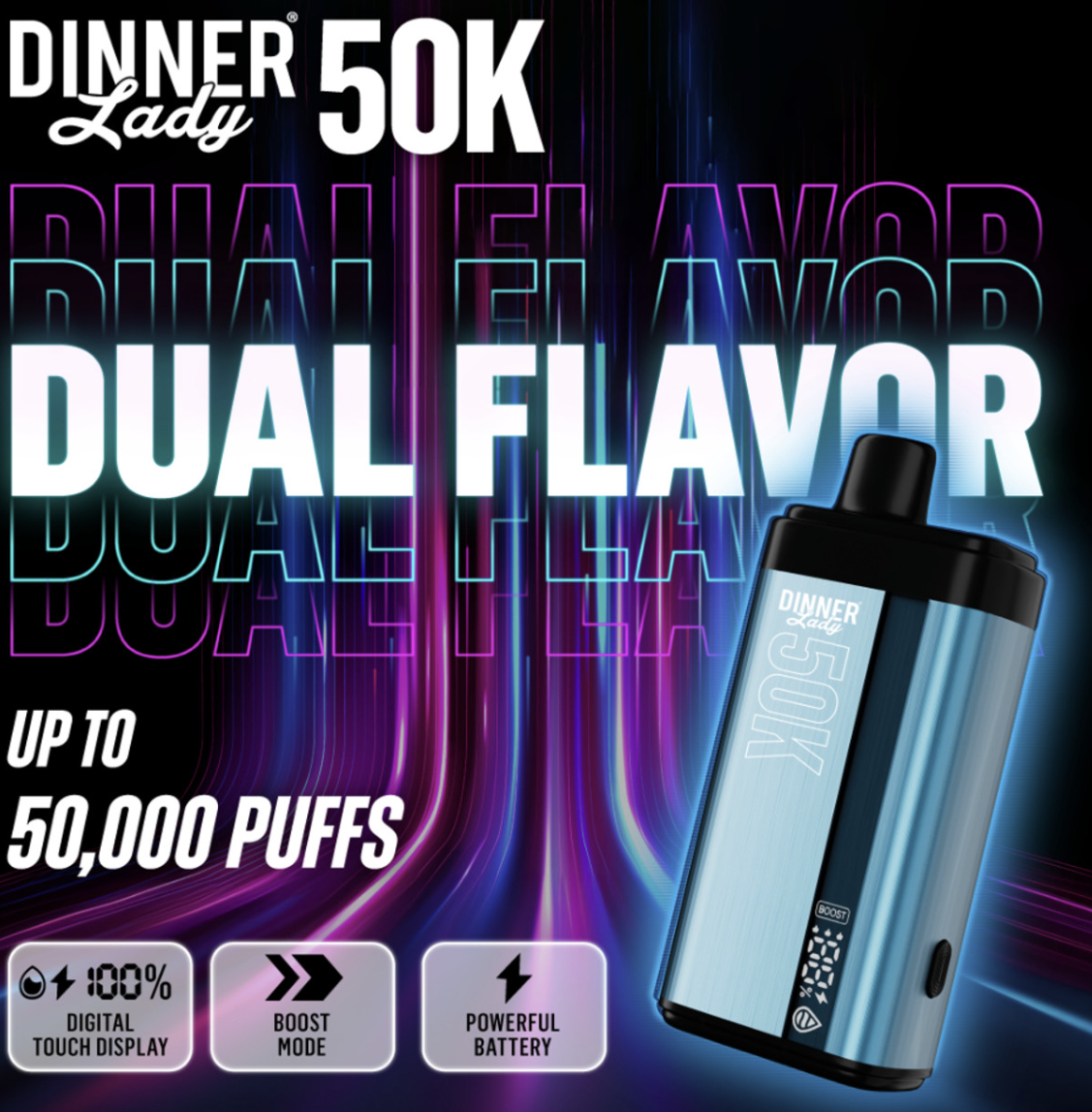Dinner Lady 50k Puff Disposable 5% Nicotine Device - Cloud City Vapes