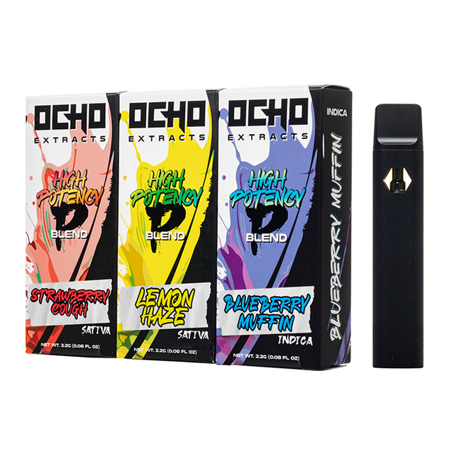 Ocho Extracts 2g High Potency THC-P Blend Disposable Vape - Cloud City ...