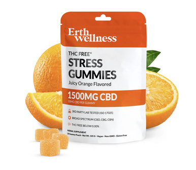 Erth Wellness Stress Free Gummies 30ct. Pouch - Cloud City Vapes