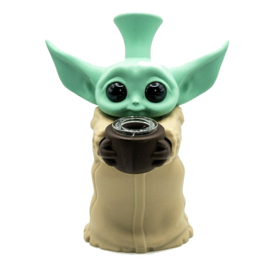 Standing Steezy Yung Yoder 6” Bubbler Hand Pipe - Cloud City Vapes