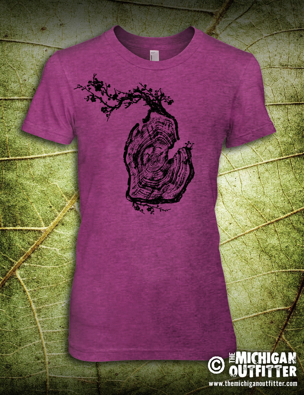 Michigan Log - Women's Tee - MACkite