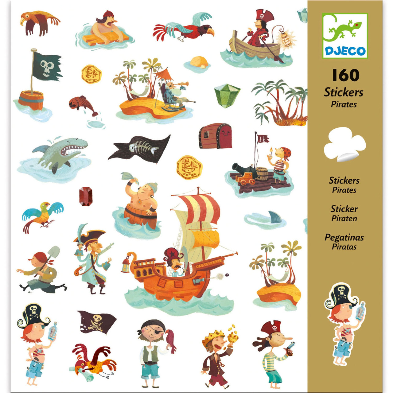 Pirates Sticker Sheets - MACkite