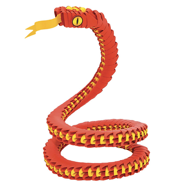 Origami 3D Snake - MACkite