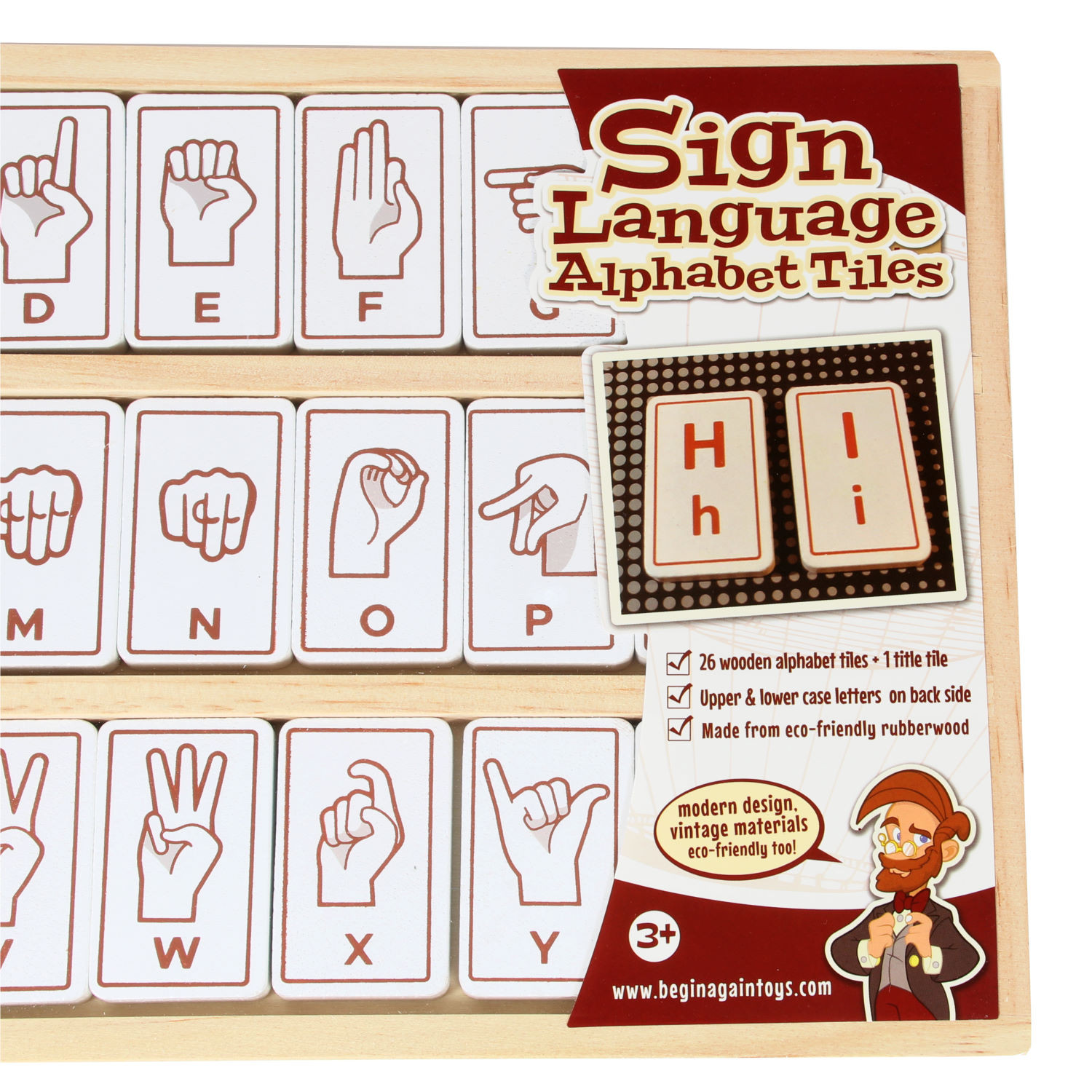 Sign Language Alphabet Tiles - MACkite