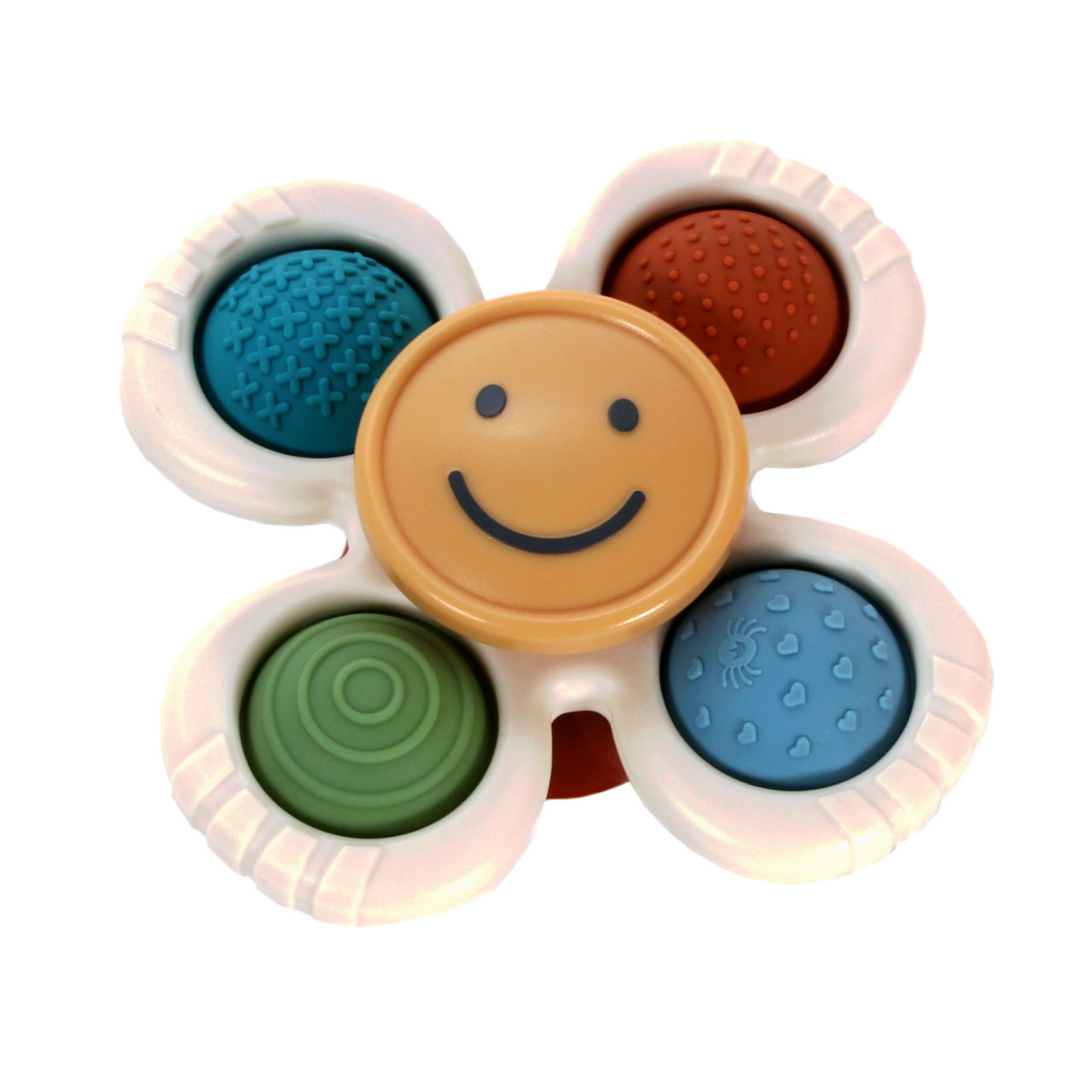 Itzy Pop and Whirl Spinner - Smiley Face - MACkite