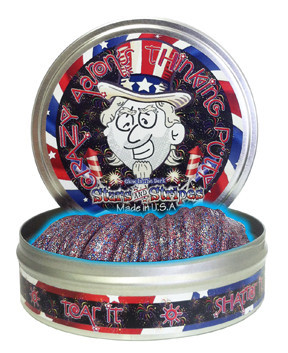 Crazy Aaron's Stars and Stripes Thinking Putty - MACkite