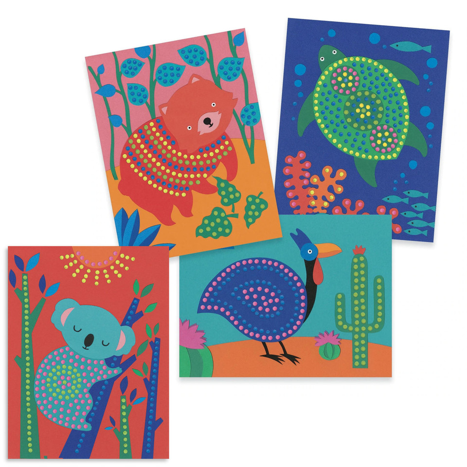 Pointillism Painting with Sticks Art Kit - MACkite