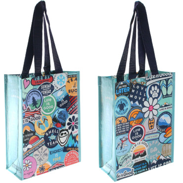 Small Recycled Sticker Tote - MACkite