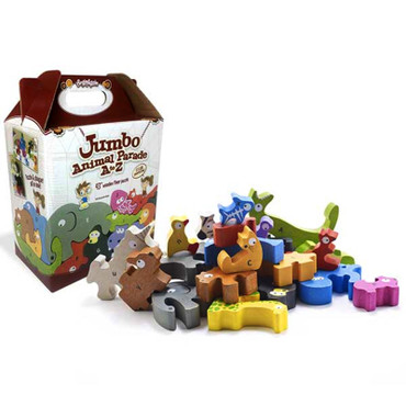 Jumbo Animal Parade A to Z Puzzle - MACkite