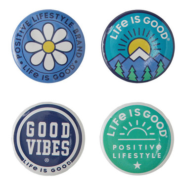 Life is Good Positive Lifestyle Pin Pack - MACkite