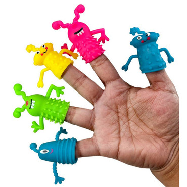 Stretchy Monster Finger Puppet Set - 5pc - MACkite