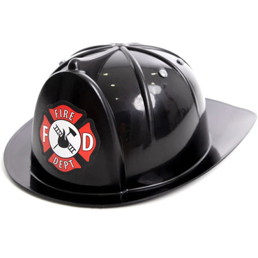 Firefighter Hard Hat - Black - MACkite