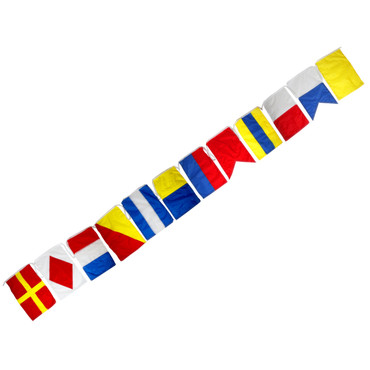 String of 12 Nautical Flags - MACkite