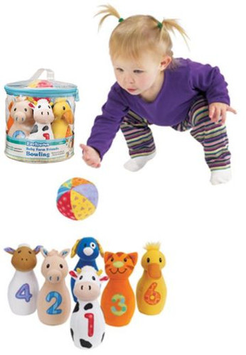 Baby Farm Friends Bowling Set