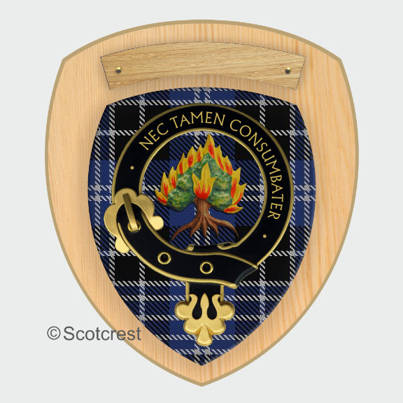 Clark Clan Crest Wall Plaque | Scotcrest Handmade Scottish Clan Gifts