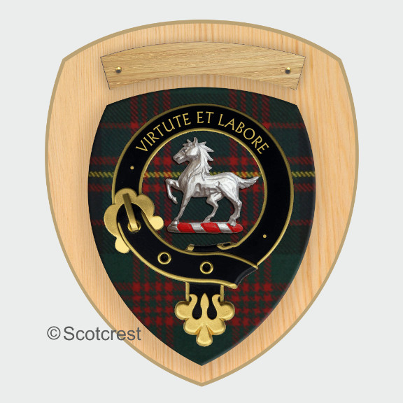 Cochrane Clan Crest Wall Plaque | Scotcrest Handmade Scottish Clan Gifts