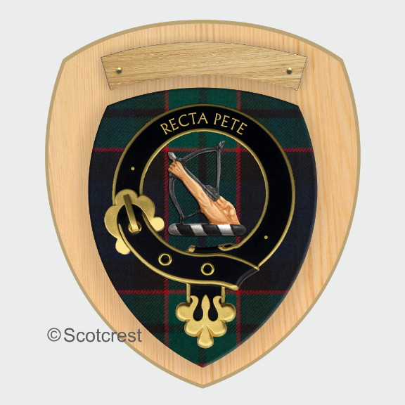 Fletcher Clan Crest Wall Plaque | Scotcrest Handmade Scottish Clan Gifts