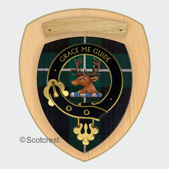 Forbes Clan Crest Wall Plaque | Scotcrest Handmade Scottish Clan Gifts
