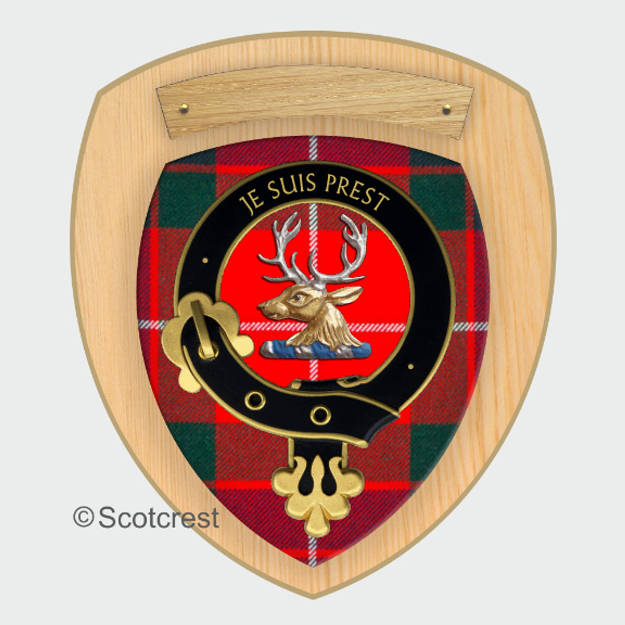 Fraser Of Lovat Clan Crest Wall Plaque Scottish Clan Ts
