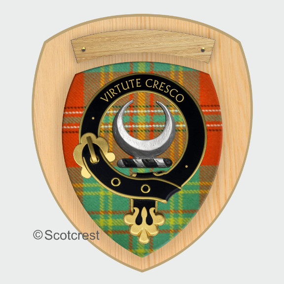 Leask Clan Crest Wall Plaque | Scottish Clan Gifts