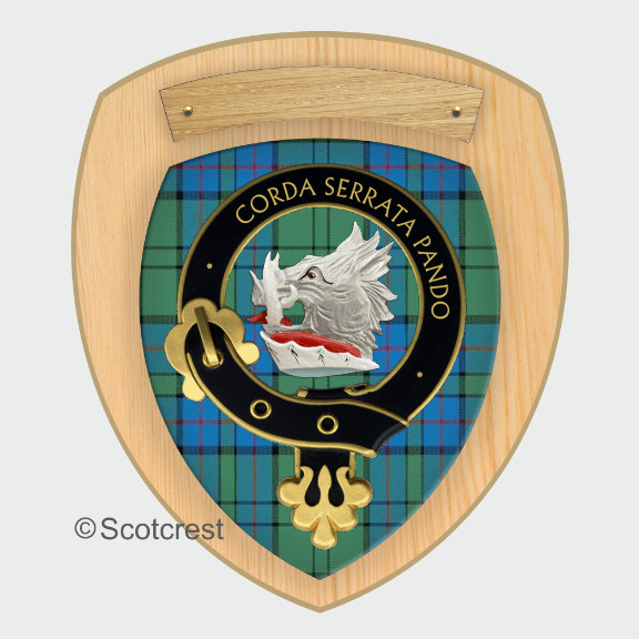 Lockhart Clan Crest Wall Plaque | Scottish Clan Gifts