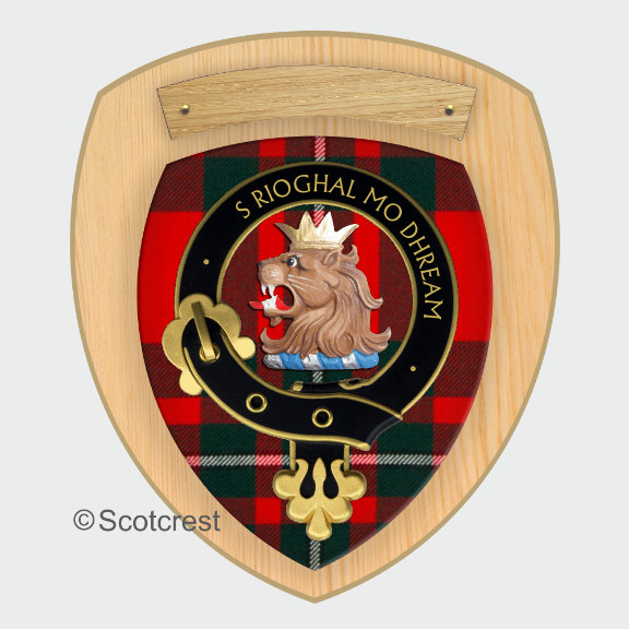 MacGregor Clan Crest Wall Plaque | Scotcrest Handmade Scottish Clan Gifts